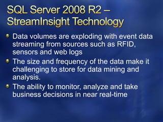 SQL Server 2008 R2 StreamInsight | PPT