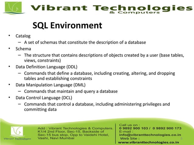 Sql server T-sql basics ppt-3 | PPT | Databases | Computer Software and ...