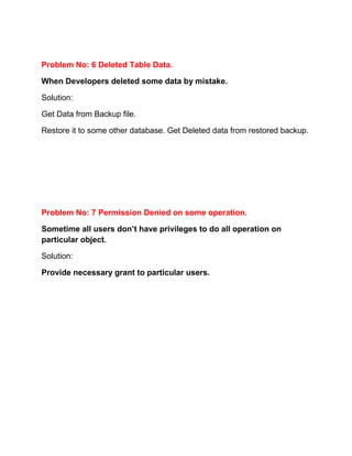 Sql Server troubleshooting guide | DOCX
