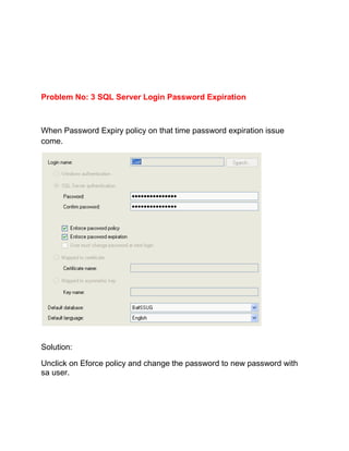 Sql Server troubleshooting guide | PDF