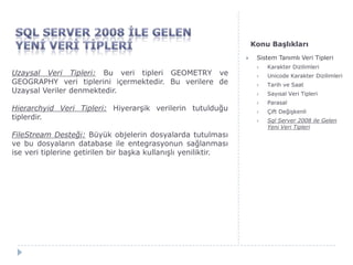 Sql server veri tipleri | PPTX