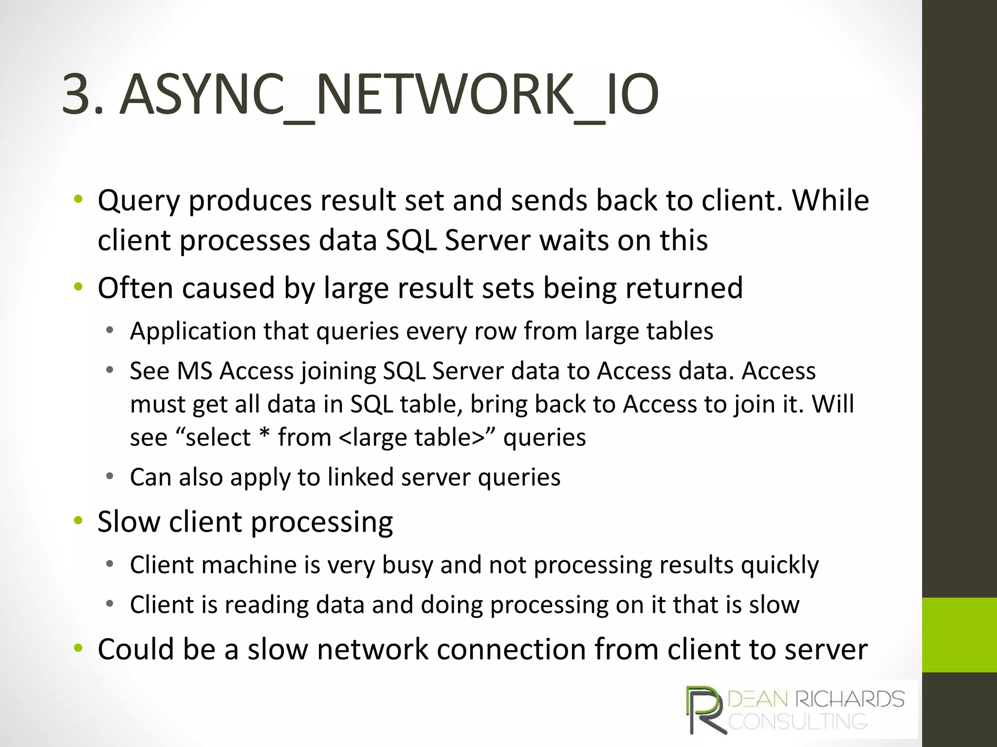 SQL Server Wait Types Everyone Should Know | PPTX