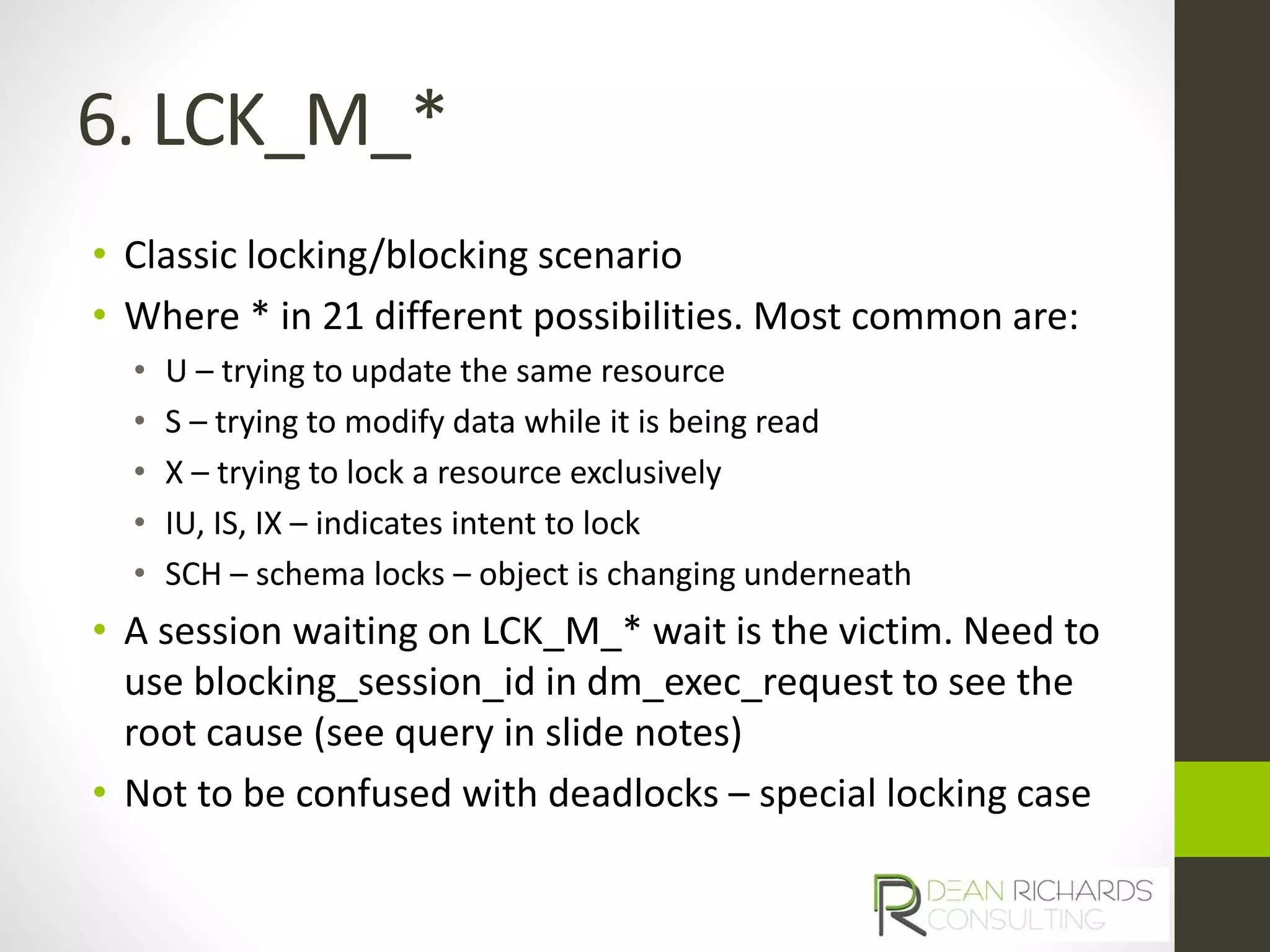 SQL Server Wait Types Everyone Should Know | PPTX | Databases ...