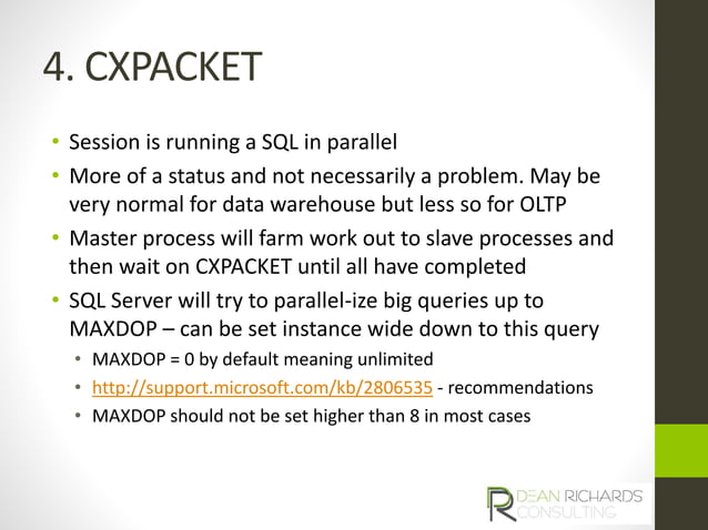 SQL Server Wait Types Everyone Should Know | PPTX | Databases ...
