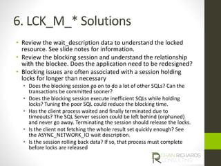 SQL Server Wait Types Everyone Should Know | PPTX | Databases | Computer Software and Applications