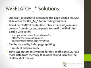 SQL Server Wait Types Everyone Should Know | PPTX | Databases | Computer Software and Applications