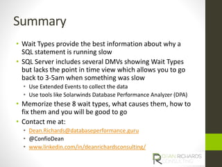 SQL Server Wait Types Everyone Should Know | PPTX | Databases | Computer Software and Applications