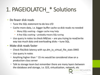 SQL Server Wait Types Everyone Should Know | PPTX | Databases | Computer Software and Applications