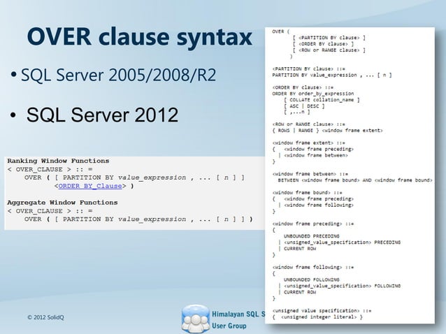 Sql Server Windowing Functions 7017