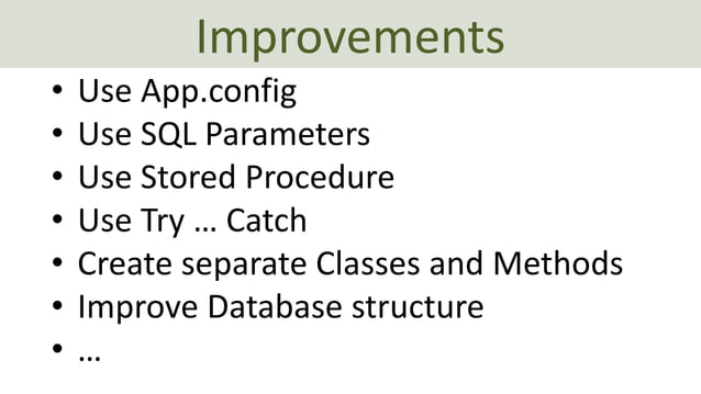 Sql Server With Csharp Winforms Pdf