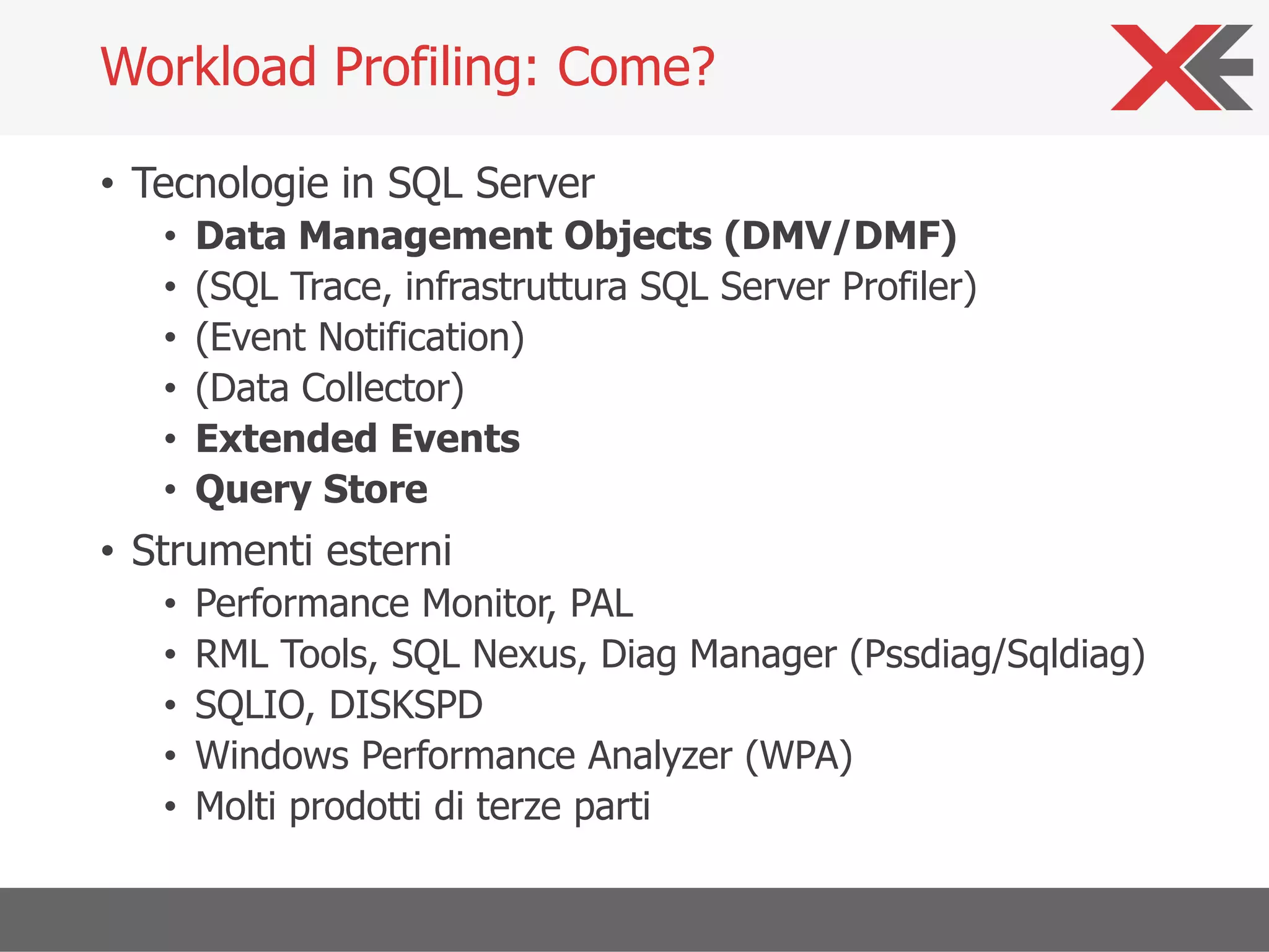 Sql Server Workload Profiling Ppt