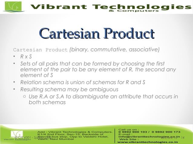 SQL- Introduction to SQL Set Operations | PPT | Databases | Computer Software and Applications