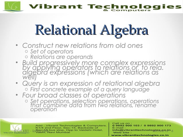 SQL- Introduction to SQL Set Operations | PPT | Databases | Computer Software and Applications