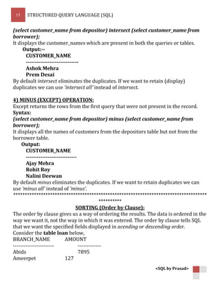 Sql smart reference_by_prasad | PDF