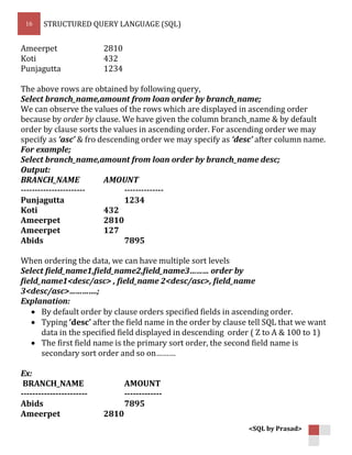 Sql smart reference_by_prasad | PDF