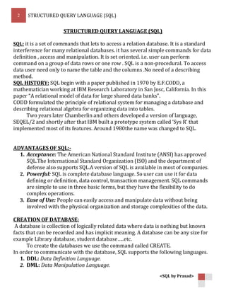 Sql smart reference_by_prasad | PDF