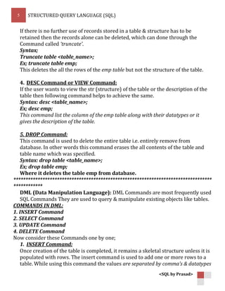 Sql smart reference_by_prasad | PDF