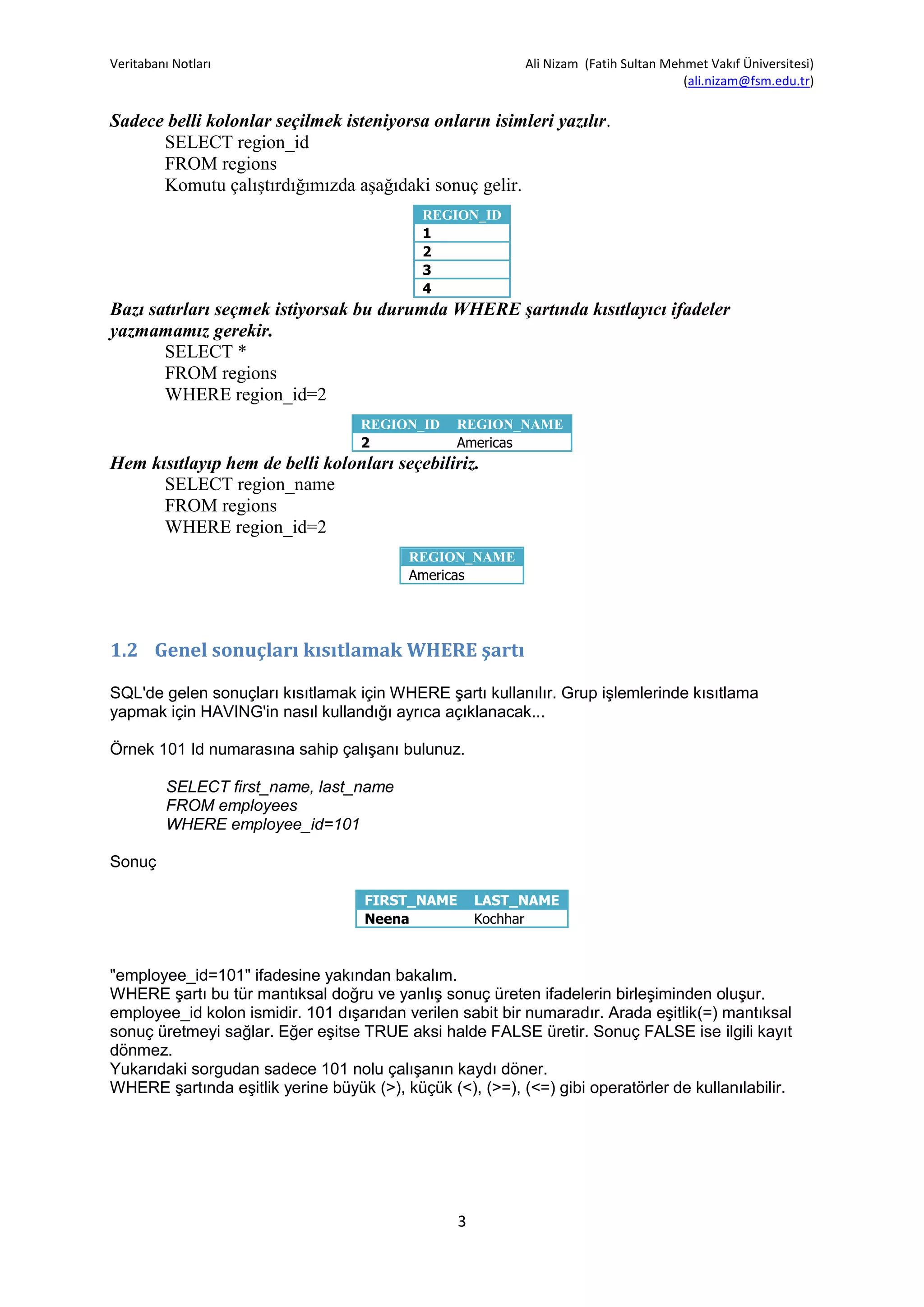 Sql sorgu işlemi (4) | PDF