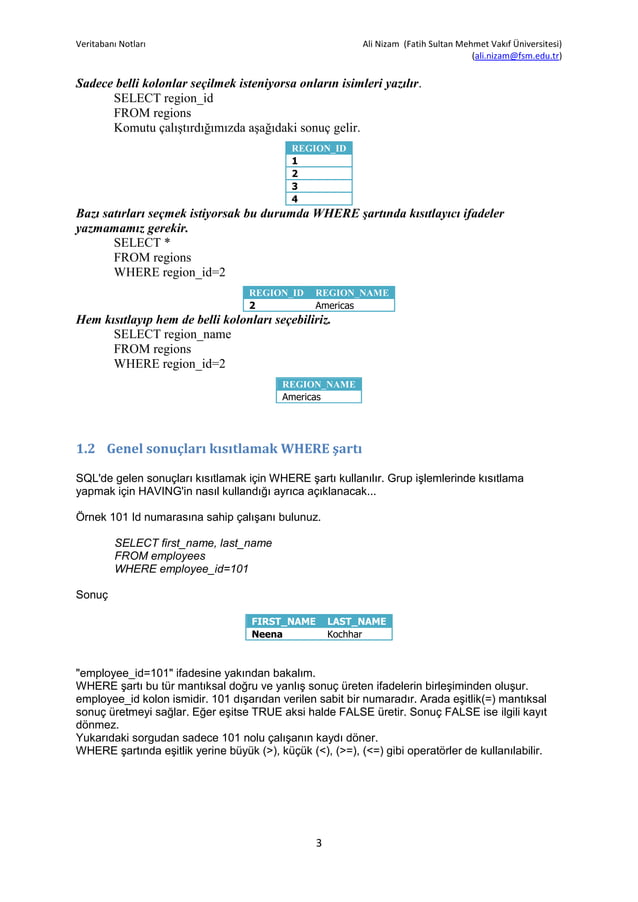 Sql sorgu işlemi (4) | PDF
