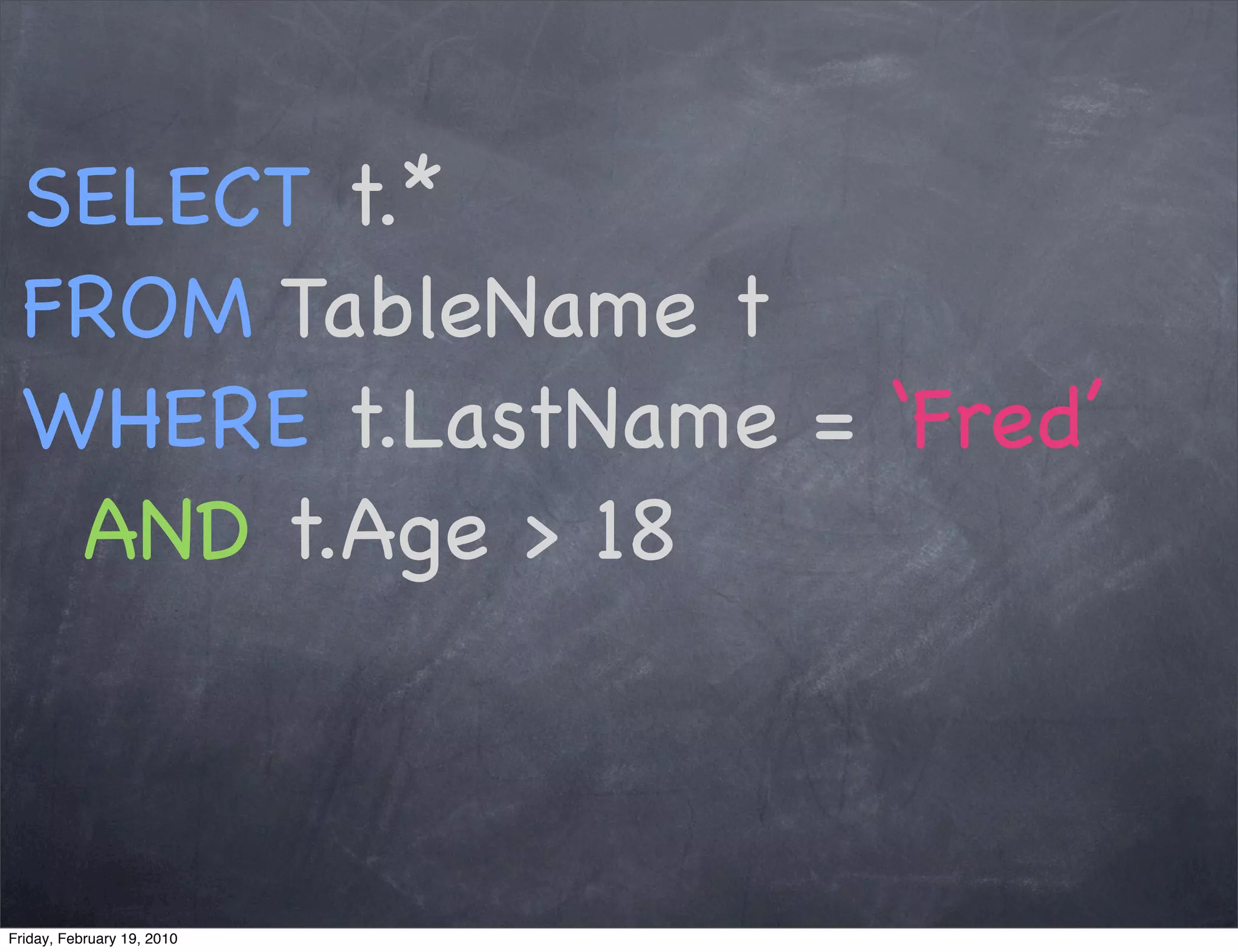 T-Sql Statements | PPT