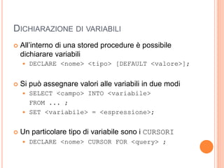 Sql stored procedures | PPT