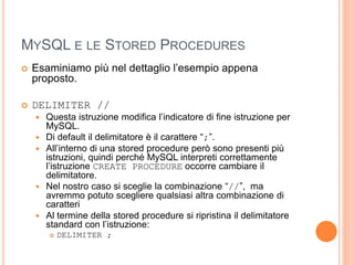 Sql stored procedures | PPT
