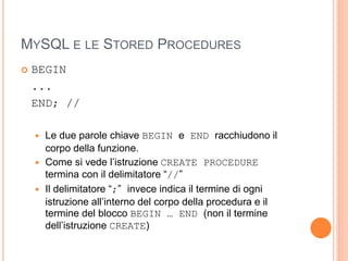 Sql stored procedures | PPT