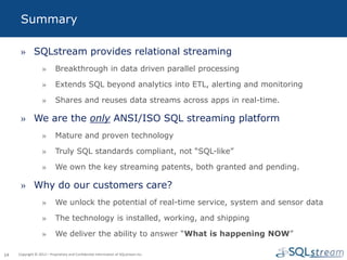 Sql Stream Intro | PPTX