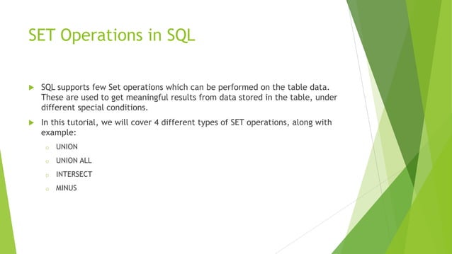 Sqlstructured Query Language Ppt