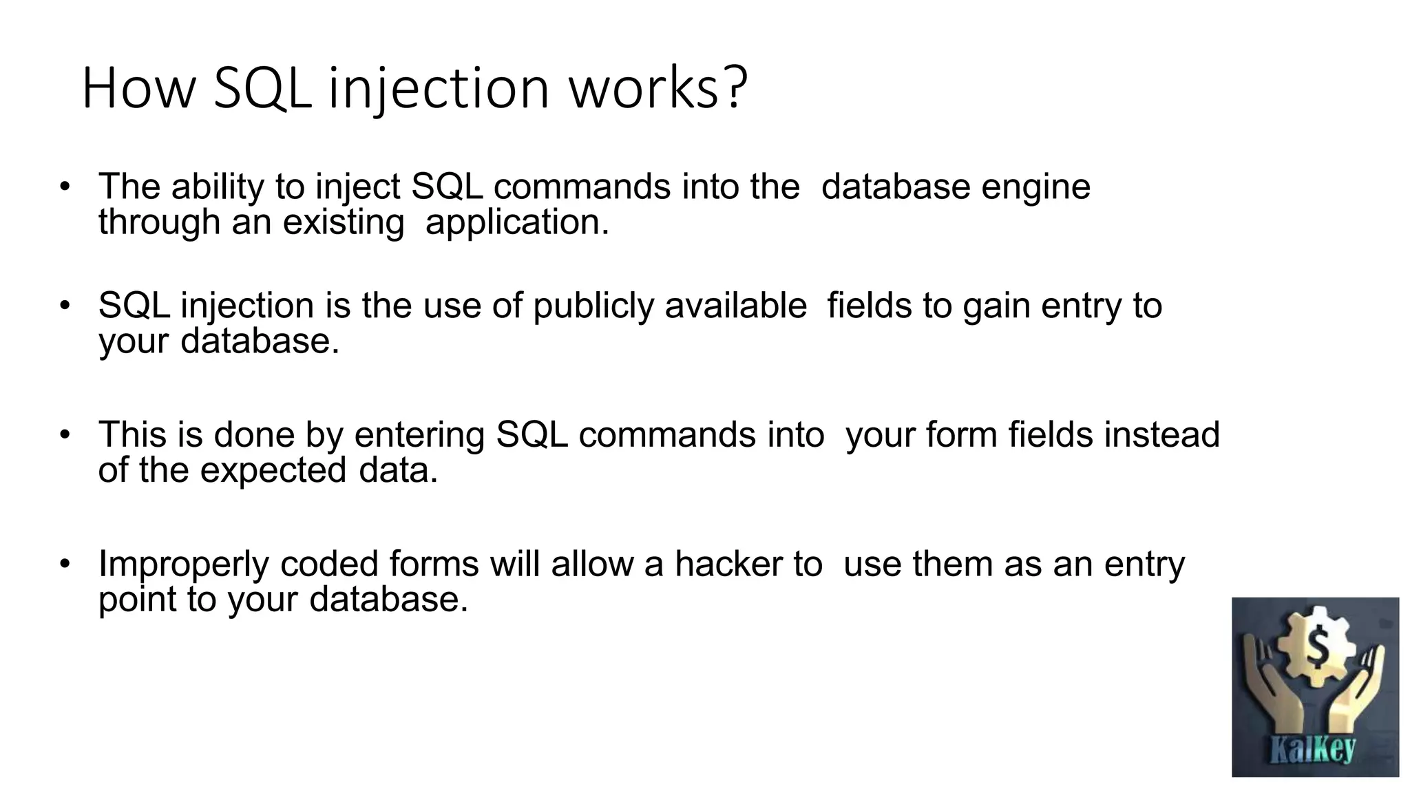 Sql Injection | PPTX