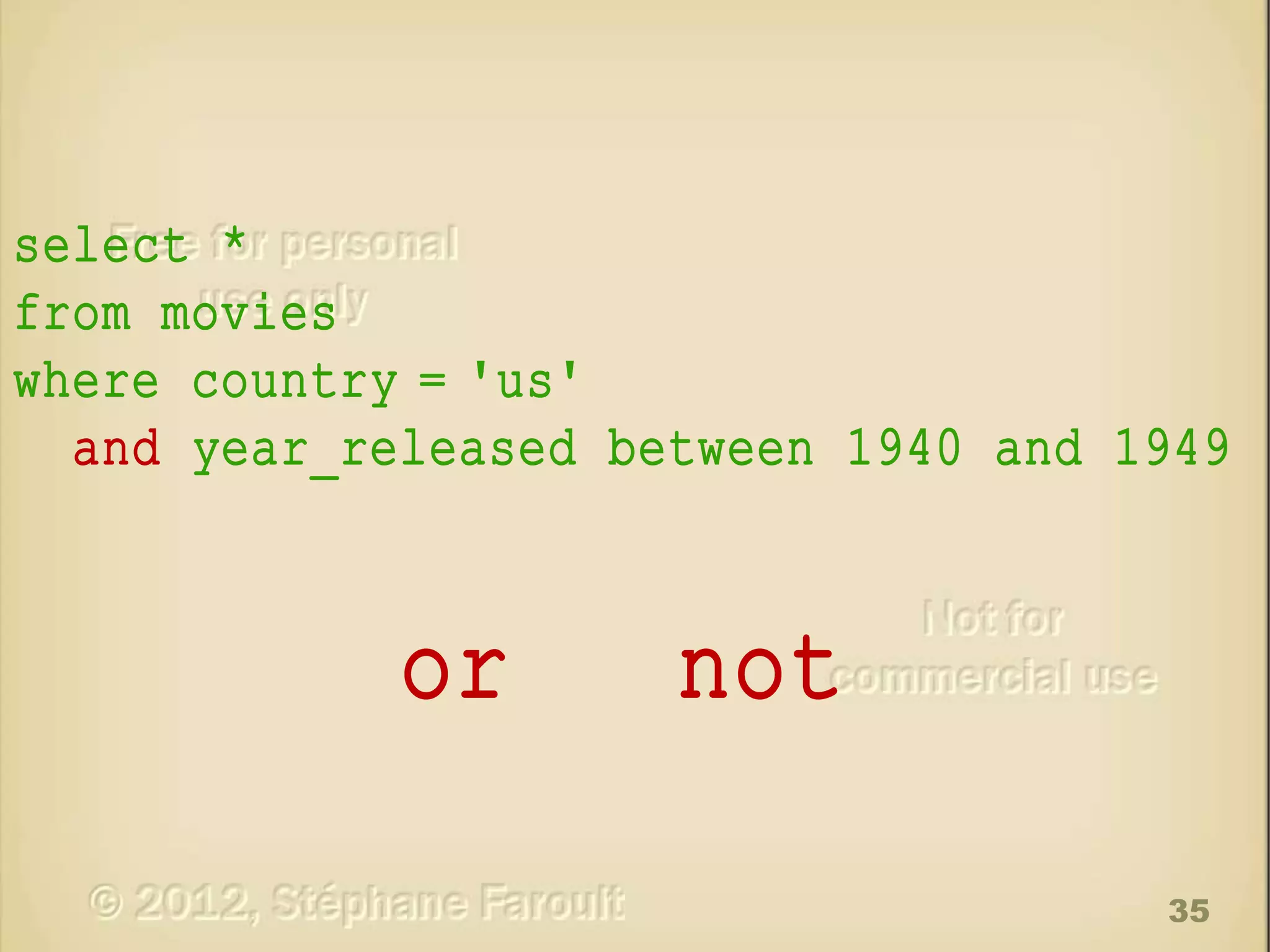 Sql success ch03 | PPT