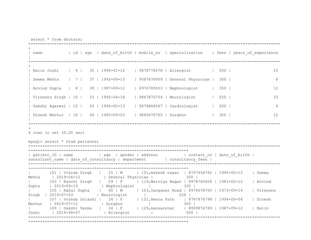 Sql Tabledocx 