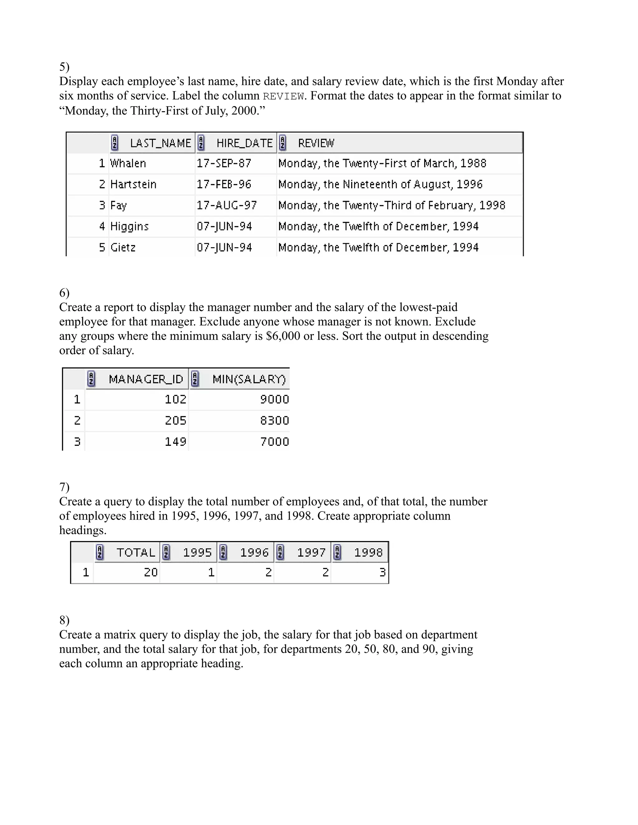 Sql task | PDF Sql task | PDF