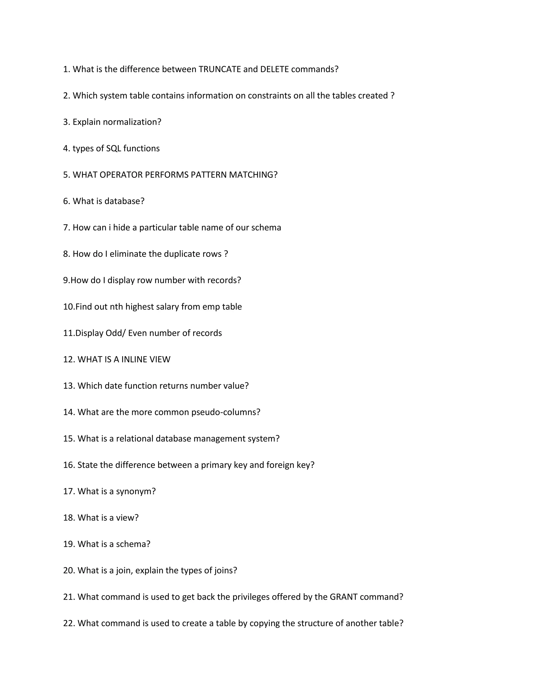 Sql Test Paper Pdf 