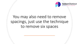 SQL Tips remove carriage returns in SSMS.pptx