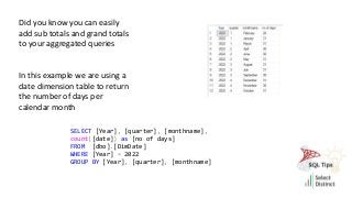 SQL Tips ROLLUP.pptx