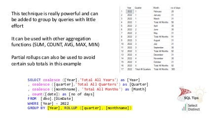 SQL Tips ROLLUP.pptx | Free Download