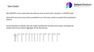 SQL Tips UNPIVOT Function.pptx