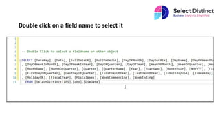 SQL Tips Use double and triple click to select.pptx