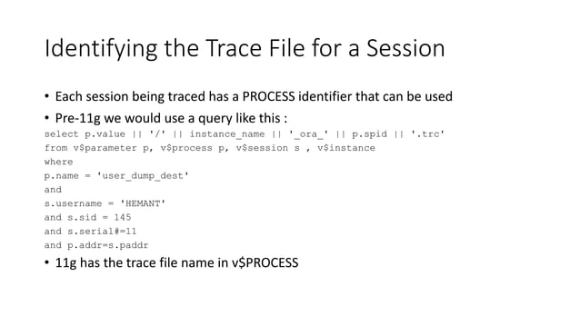SQL Tracing | PPT