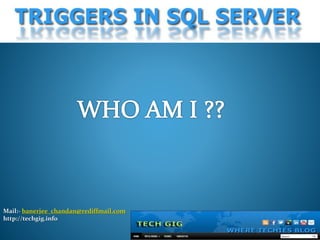 Sql Triggers Ppsx