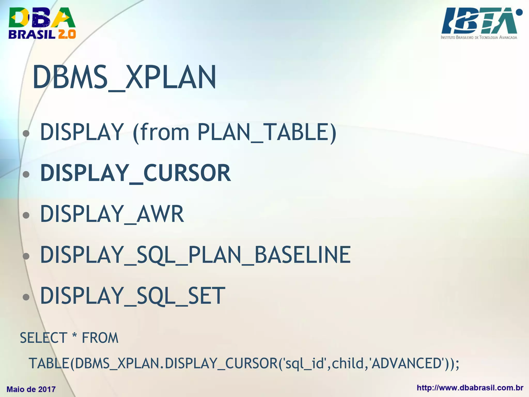 Oracle SQL Tuning | PPT