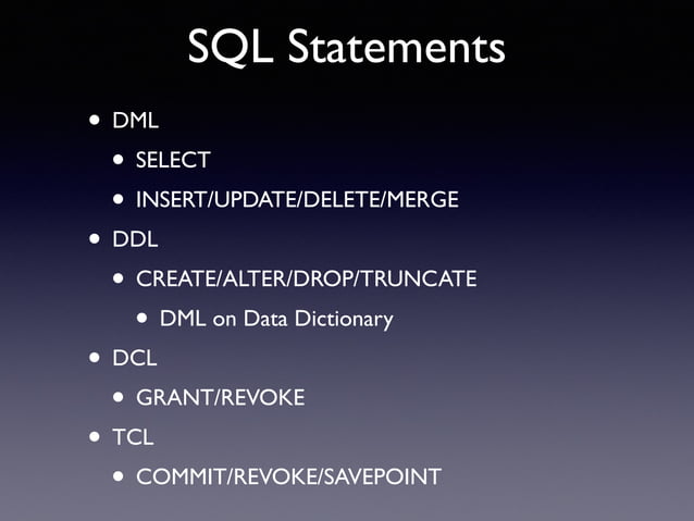 Oracle Database SQL Tuning Concept | PPT