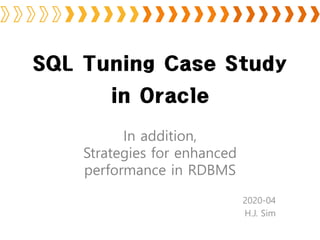 Sql tuning case study | PDF
