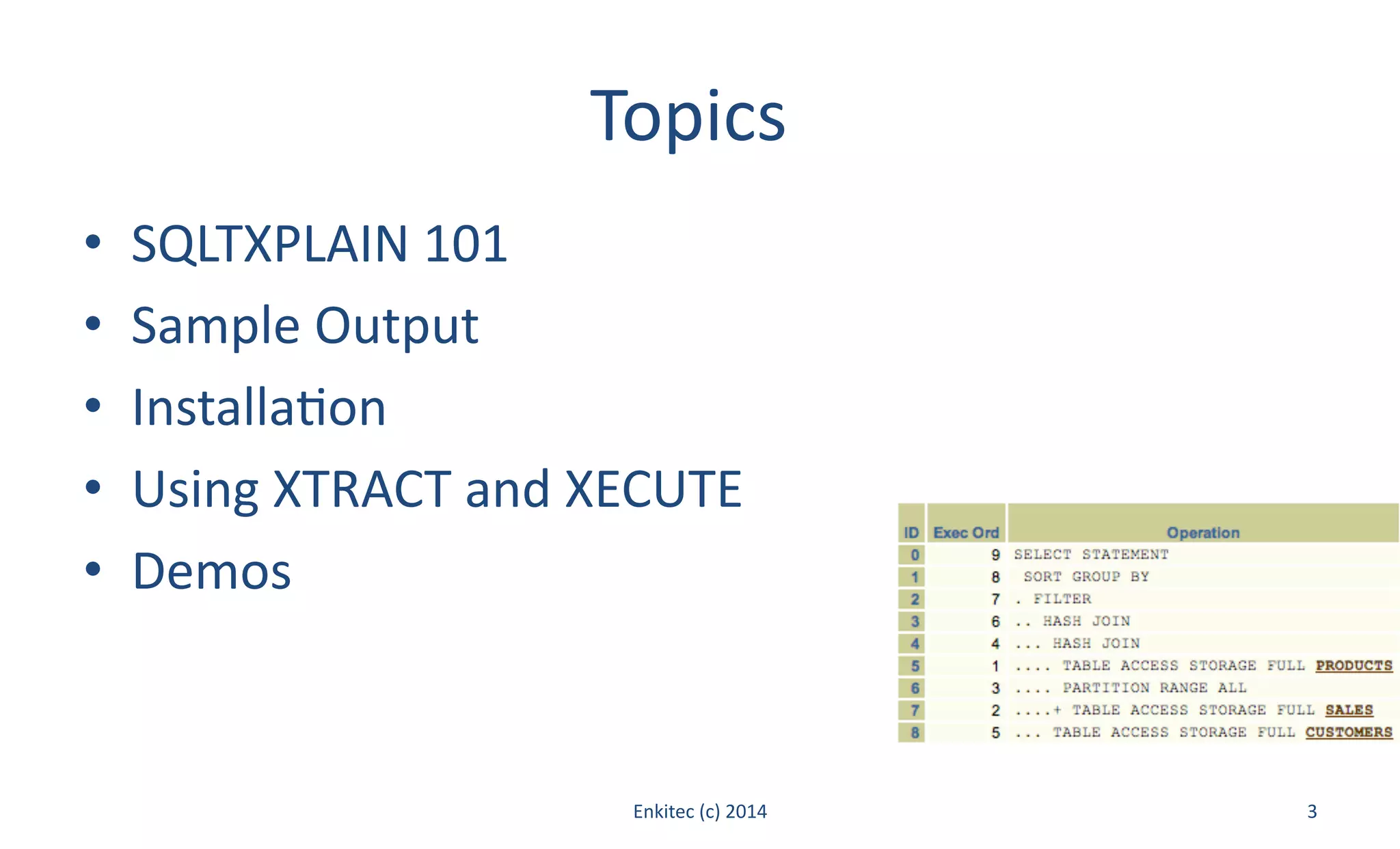 Sql tuning made easier with sqltxplain (sqlt) | PDF