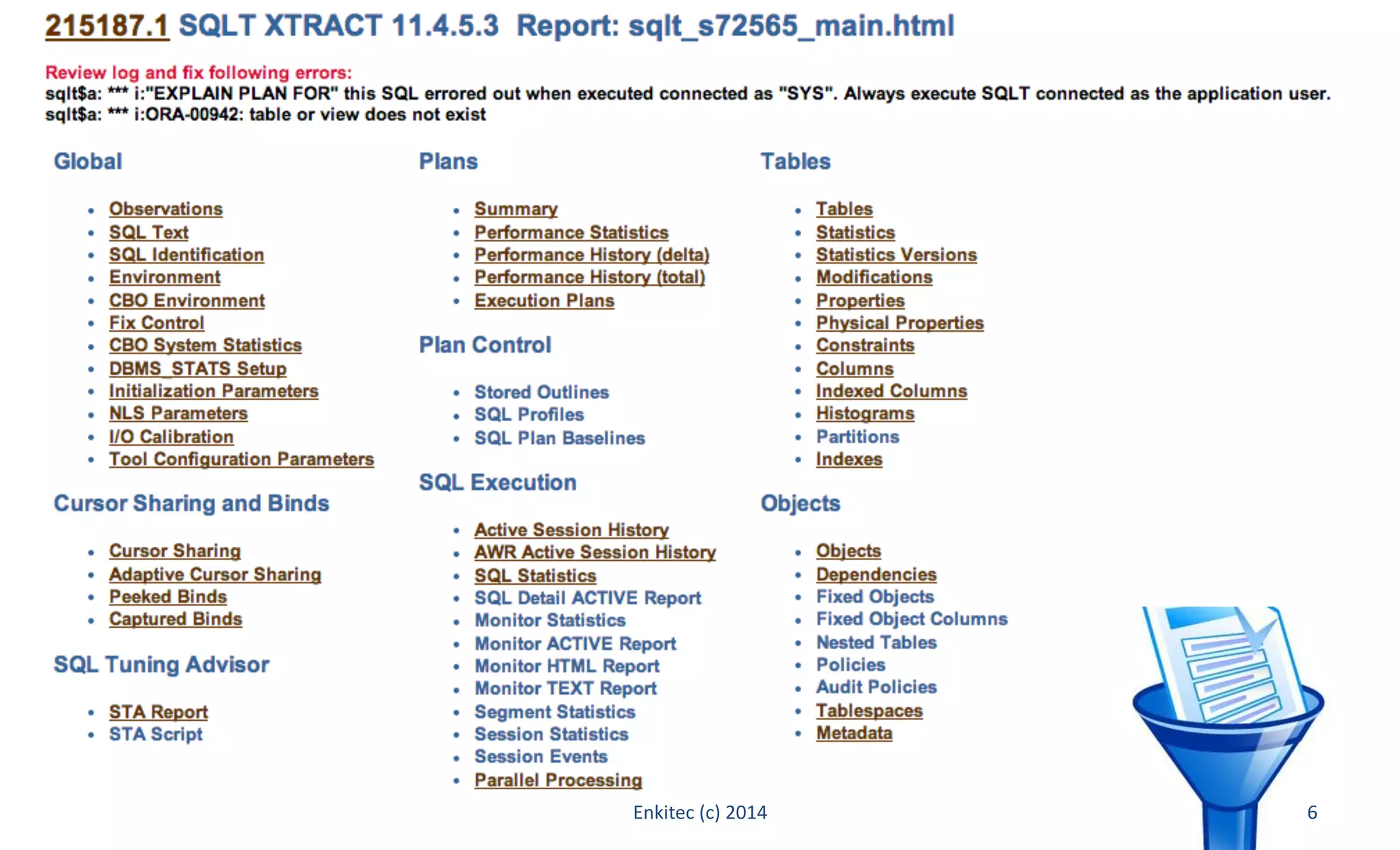 Sql tuning made easier with sqltxplain (sqlt) | PDF