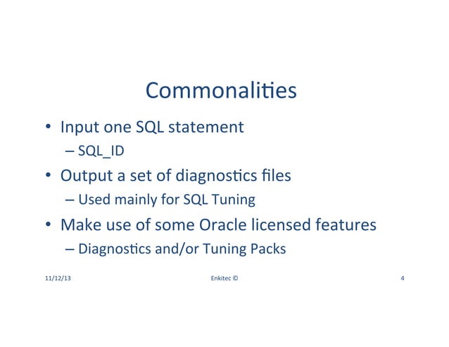 Sql tuning tools of the trade | PDF | Databases | Computer Software and ...