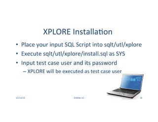 SQLT XPLORE - The SQLT XPLAIN Hidden Child | PDF