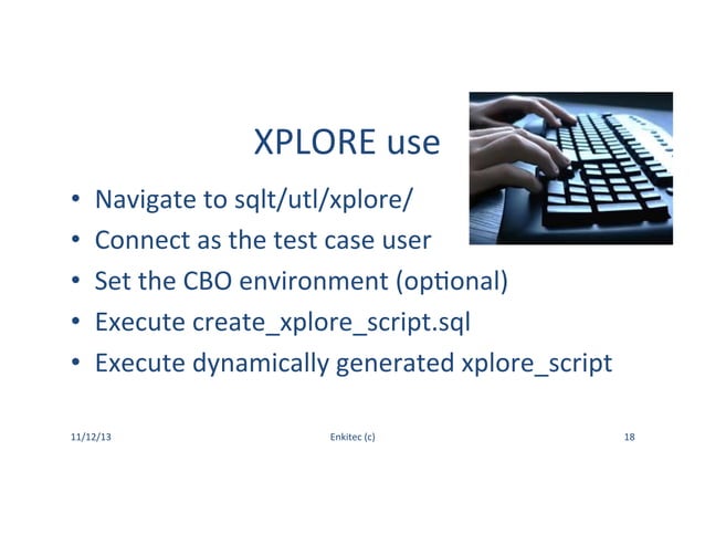 SQLT XPLORE - The SQLT XPLAIN Hidden Child | PDF