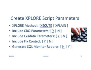 SQLT XPLORE - The SQLT XPLAIN Hidden Child | PDF
